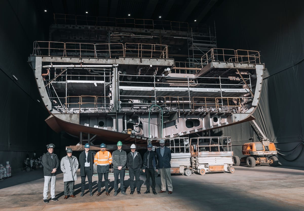 Damen Cuts Steel On Latest Island Class Vessel For BC Ferries | Ocean ...