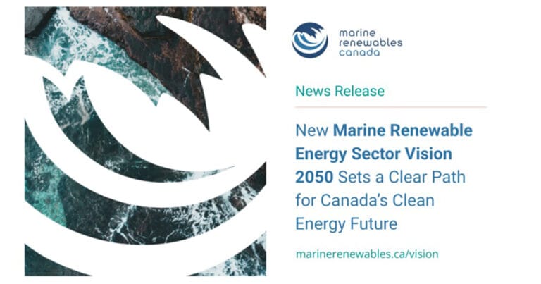 New Marine Renewable Energy Sector Vision 2050 Sets A Clear Path For A ...